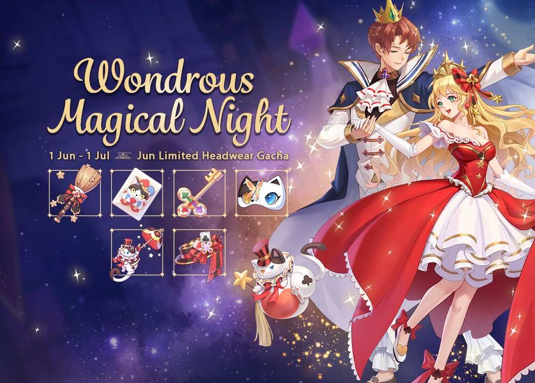 Wondrous Magical Night Jun Limited Headwear Gacha