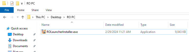 RO:M Windows client and Windows launcher FAQ-SEA